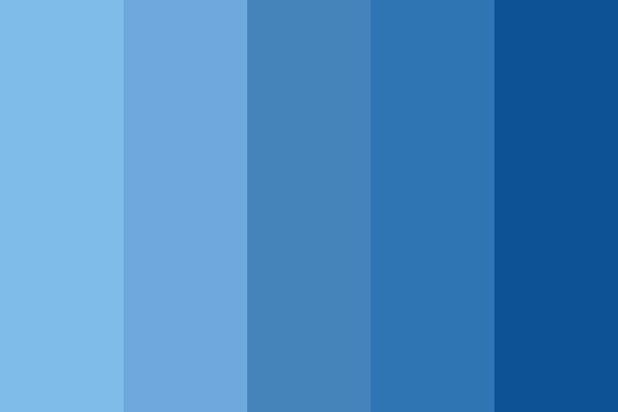 Shady Blues Color Palette